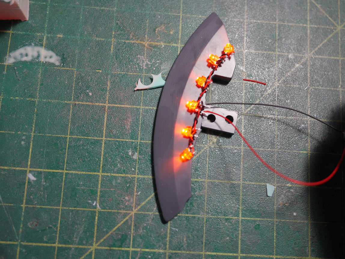 Lighting the 1/144 Super Heat Hawk | Gamera Baenre's Mindless Ramblings